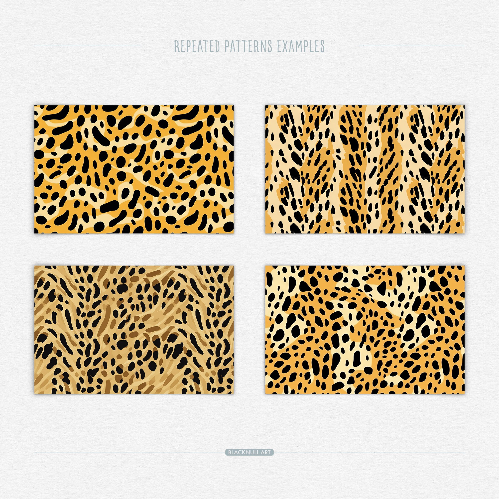 Animal Skin Print Digital Paper, Animals Seamless Patterns, Cheetah ...