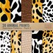 Animal Skin Print Digital Paper, Animals Seamless Patterns, Cheetah ...
