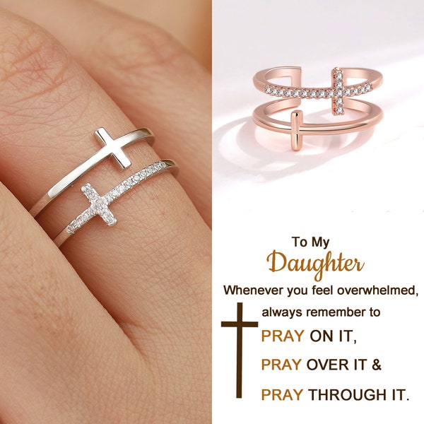Cross Ring - Etsy