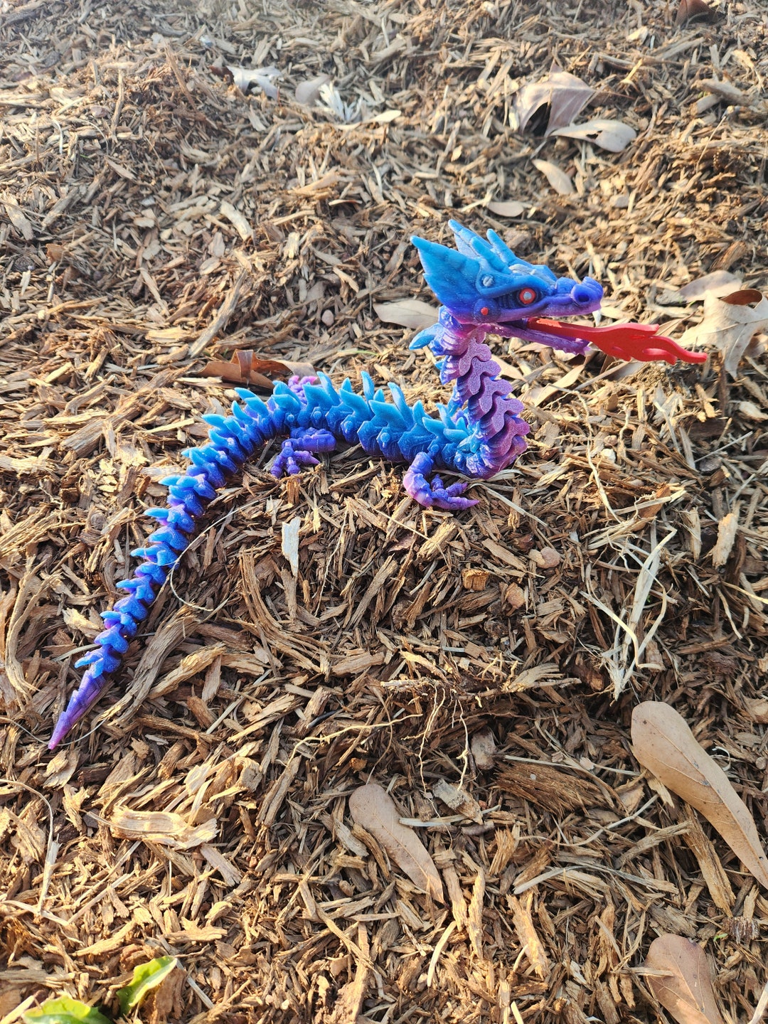 Flexi Factory Mech Dragon 3D Printed Toy - Etsy