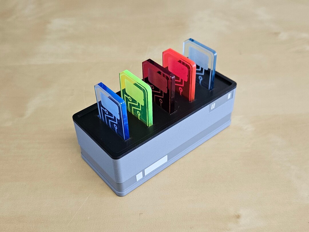 LD Isolinear Chip Set of Five With Stand - Etsy