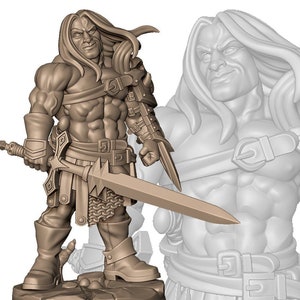 Bandit Lord |TTRPG| Premium Quality ECO Resin | by Menagerie Miniature ...