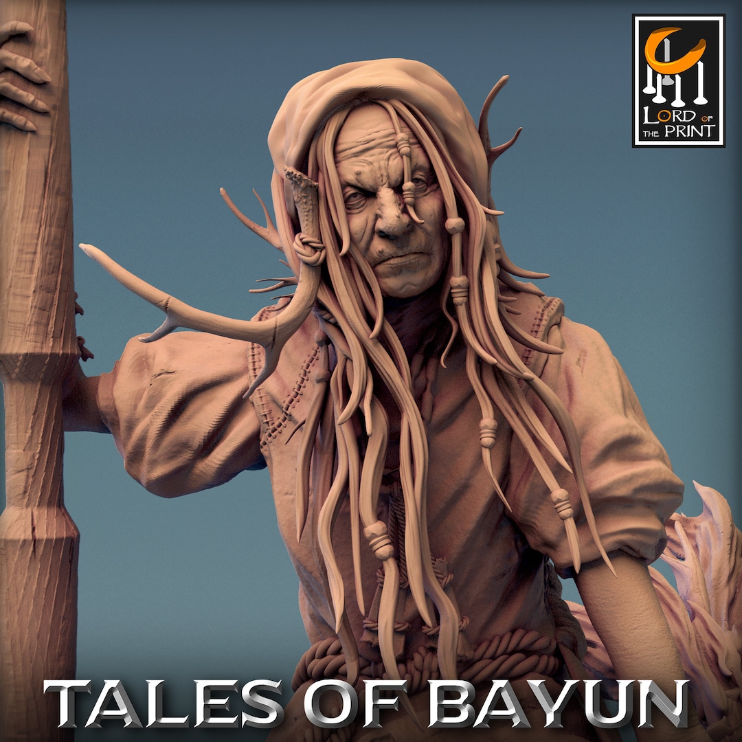 Baba Yaga | DND| TTRPG| by Rescale Miniatures - Etsy