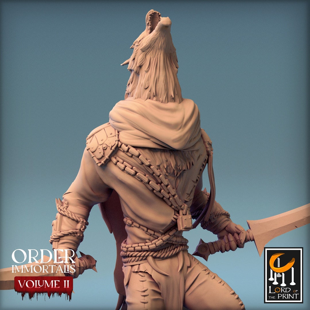 Immortalis Werewolf Scream | DND| TTRPG| by Rescale Miniatures - Etsy