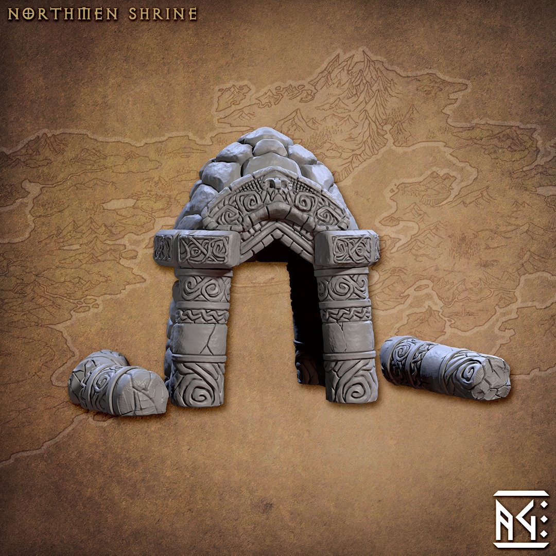 Northmen Shrine | DND| TTRPG| by Artisan Guild - Etsy