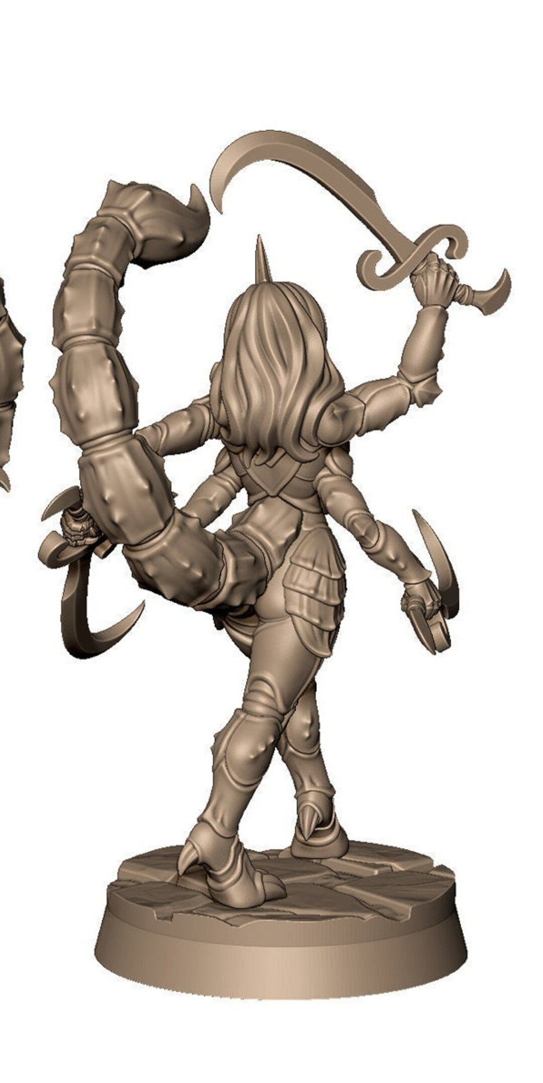 Scorpion Lady |TTRPG| NSFW| by Menagerie Miniature - Etsy