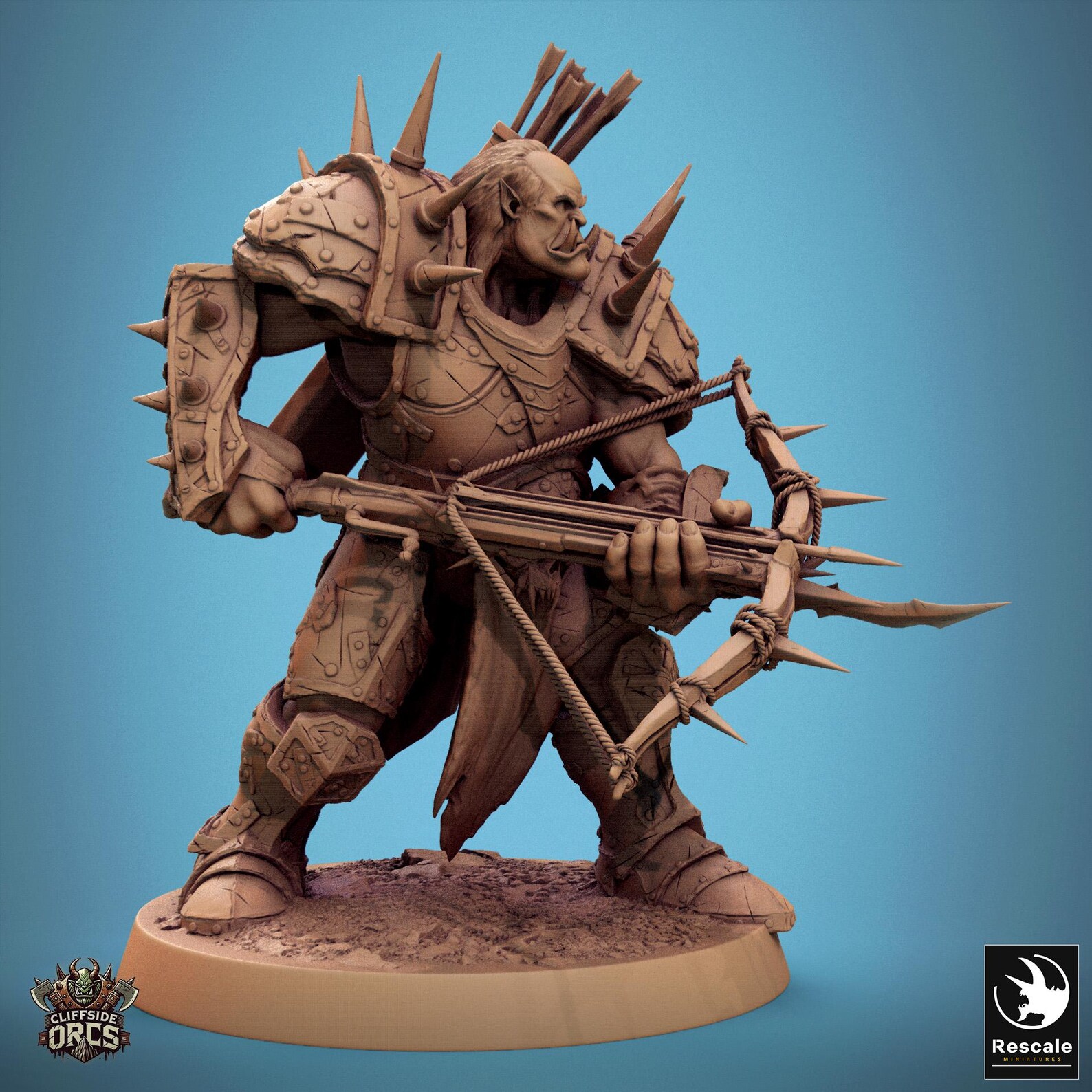 Infantry Orc Crossbow Ready | DND| TTRPG| by Rescale Miniatures - Etsy