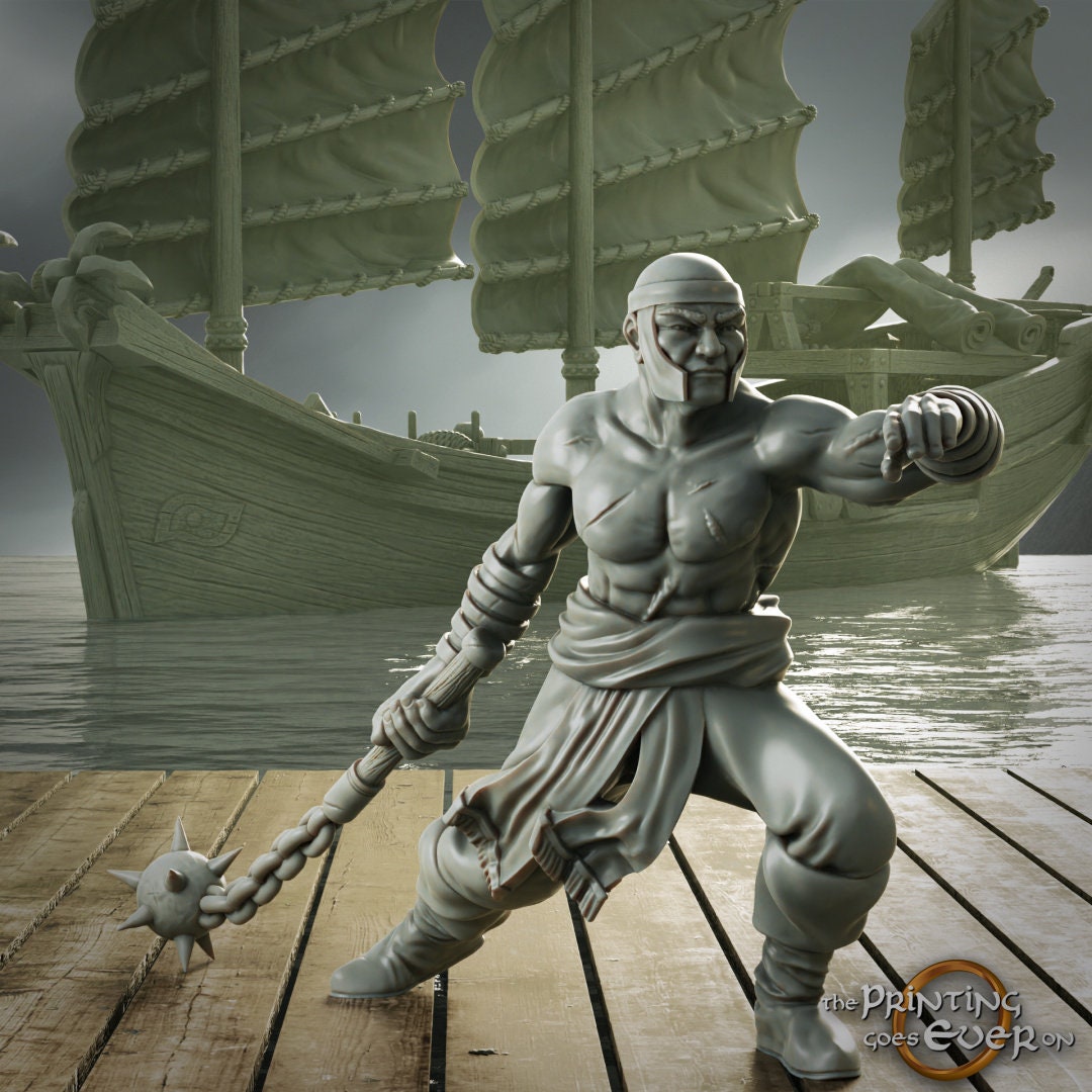 Pirates With Morning Star | DND| TTRPG| by the Printing Goes Ever On - Etsy