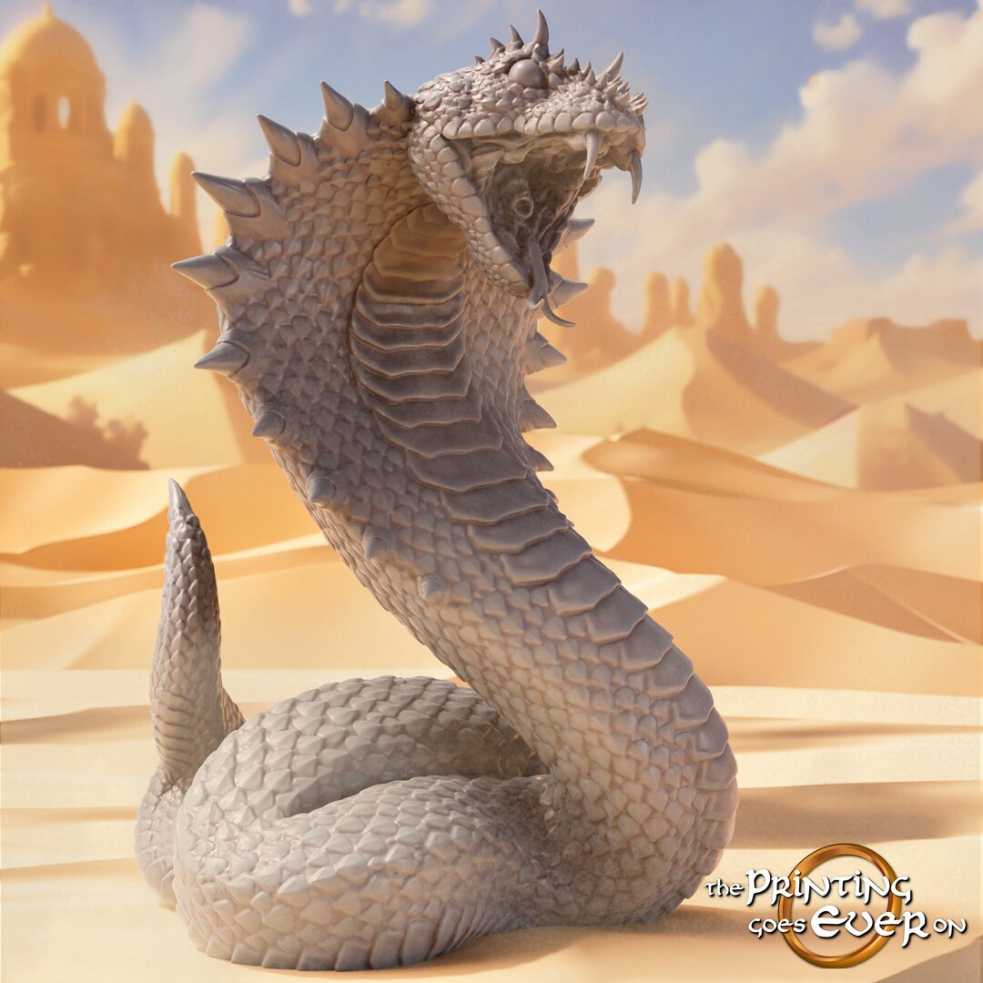 Giant Snake | DND| TTRPG| by the Printing Goes Ever On - Etsy