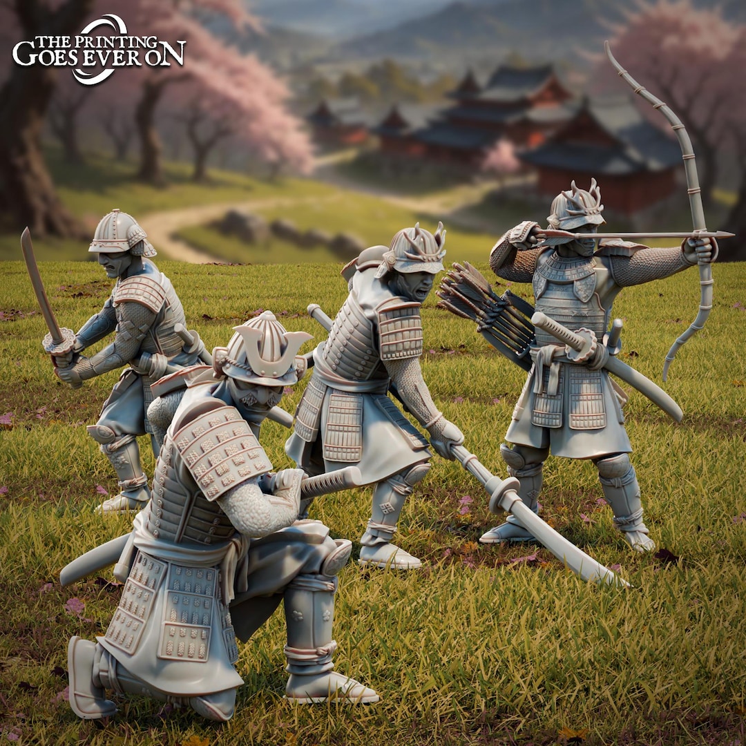 Jade Empire Samurai | DND| TTRPG| Premium Quality ECO Resin | by the ...