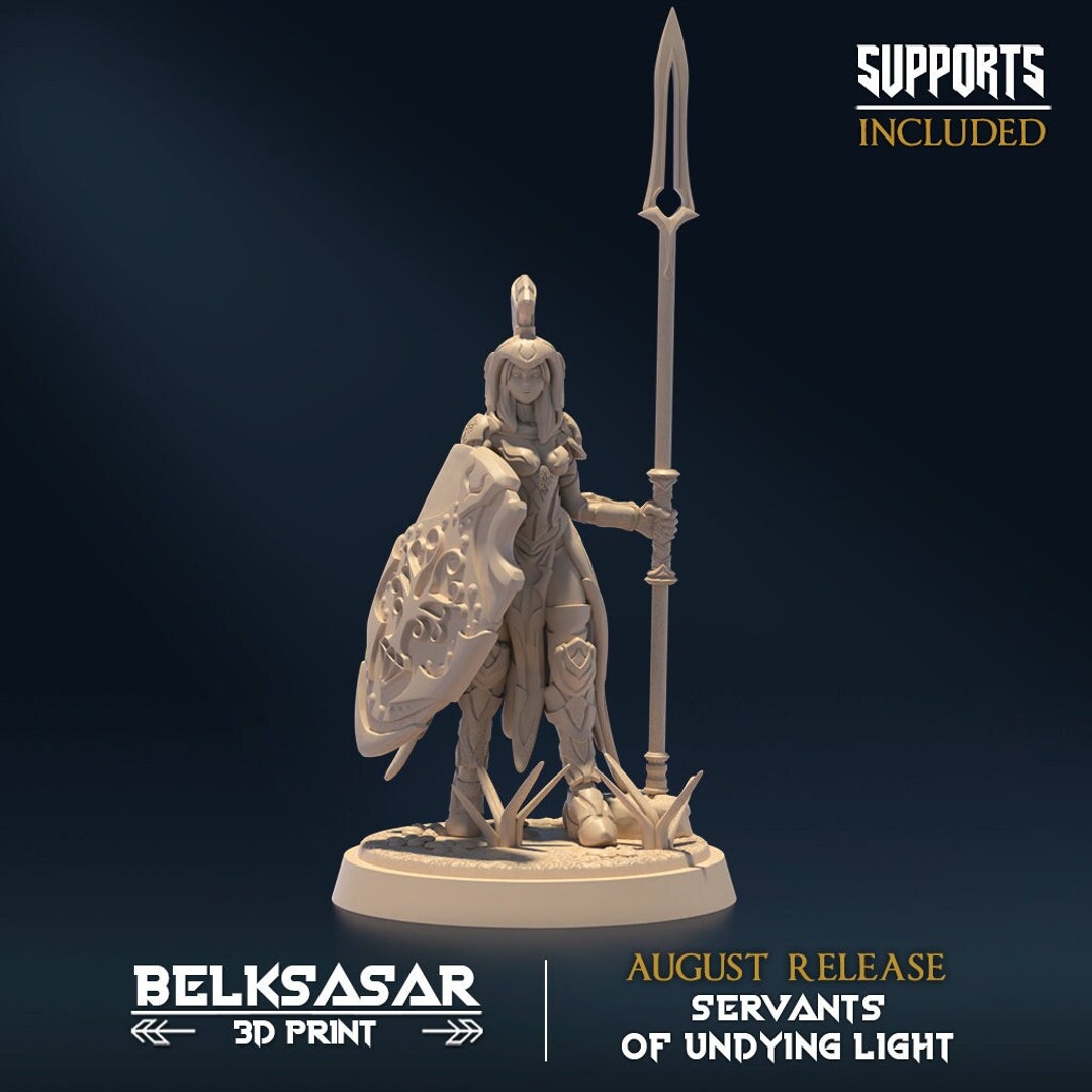Undying Light Knight Standing | TTRPG| NSFW| Premium Quality ECO Resin ...