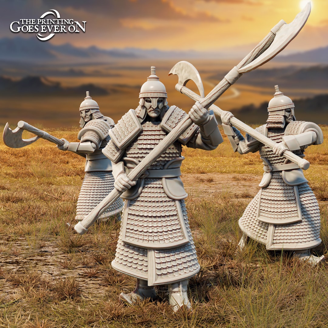 Golden Khanate Guards | DND| TTRPG| Premium Quality ECO Resin | by the ...