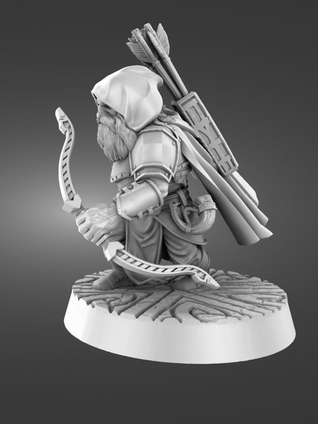 Dwarf Male Ranger | DND| TTRPG| Premium Quality ECO Resin | by the ...