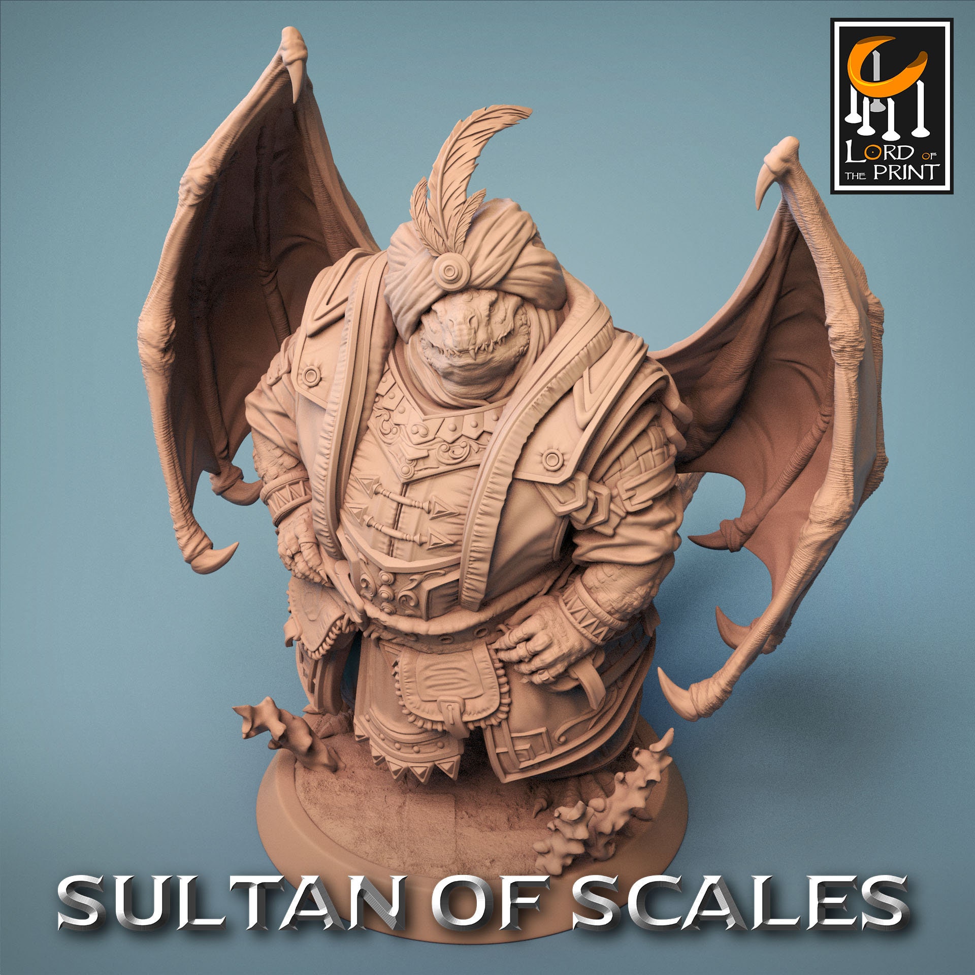 Dragonborn Peddler Winged | DND| TTRPG| by Rescale Miniatures - Etsy