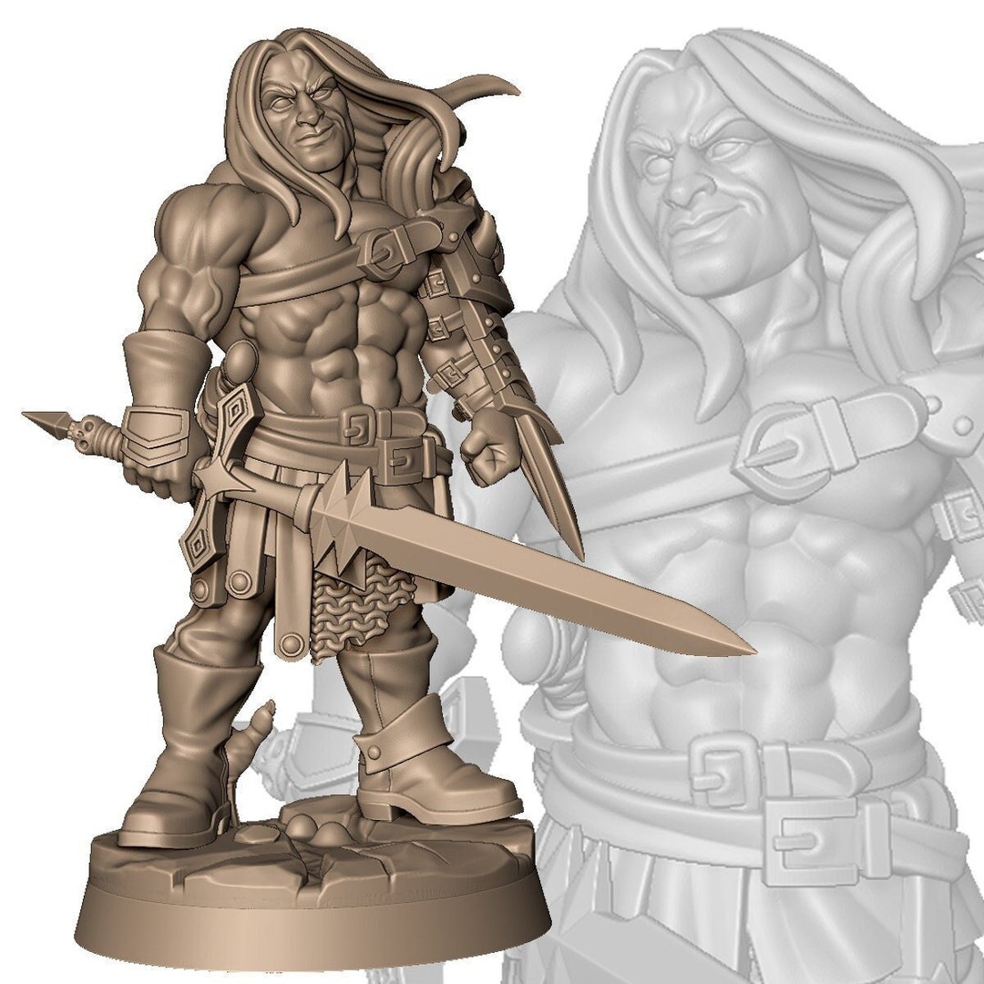 Bandit Lord |TTRPG| Premium Quality ECO Resin | by Menagerie Miniature ...