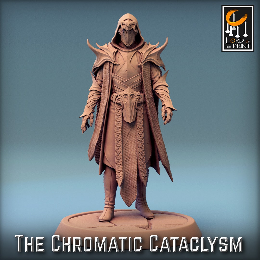 Tiamat Cultist Glance Down Dnd Ttrpg By Rescale Miniatures Etsy 1865