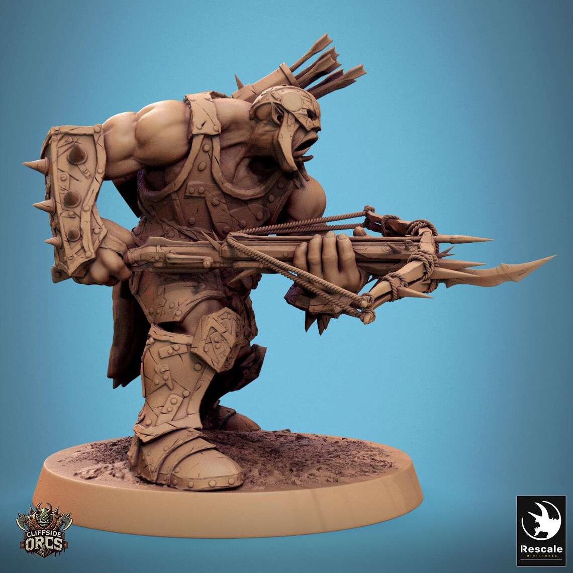 Infantry Orc Crossbow Angry | DND| TTRPG| by Rescale Miniatures - Etsy
