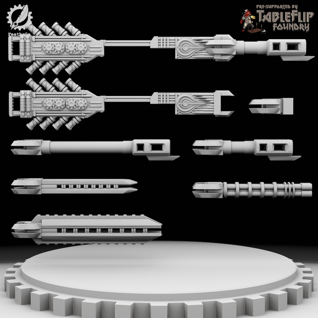 Heavy Weapon Pack TTRPG Premium Quality ECO Resin by Feathr0z - Etsy