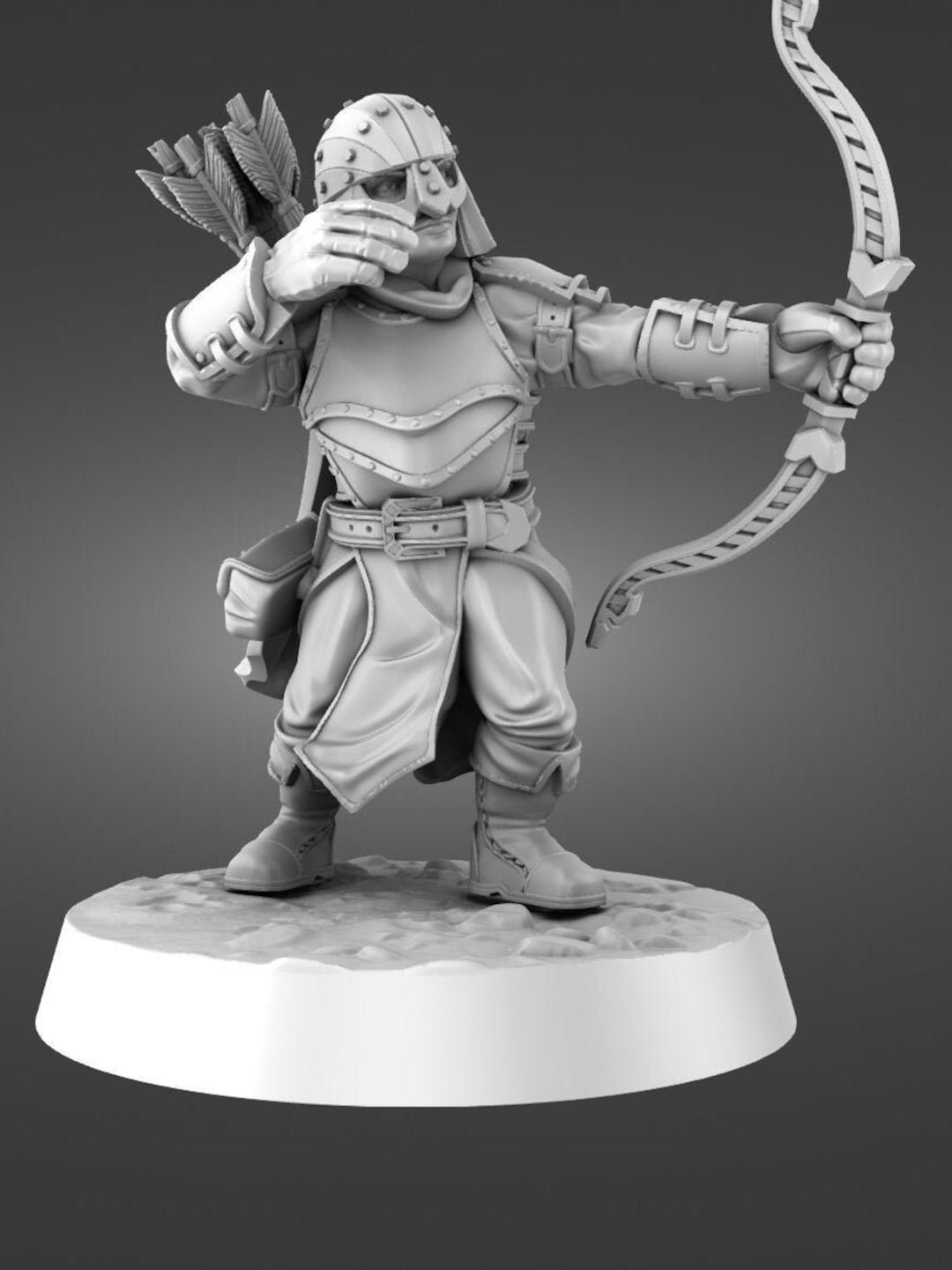 Dwarf Female Archer DND TTRPG Premium Quality ECO Resin by the Printing ...