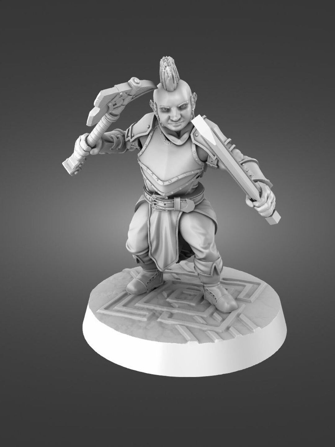 Dwarf Female Fighter | DND| TTRPG| Premium Quality ECO Resin | by the ...