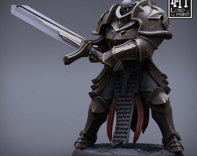 Templar Sword | DND| TTRPG| by Rescale Miniatures - Etsy