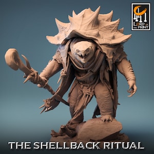 Shell Spike Turtle | DND| TTRPG| Premium Quality ECO Resin | by Rescale ...