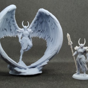 Angel Fighter | DND| TTRPG| Premium Quality ECO Resin | by Rescale ...