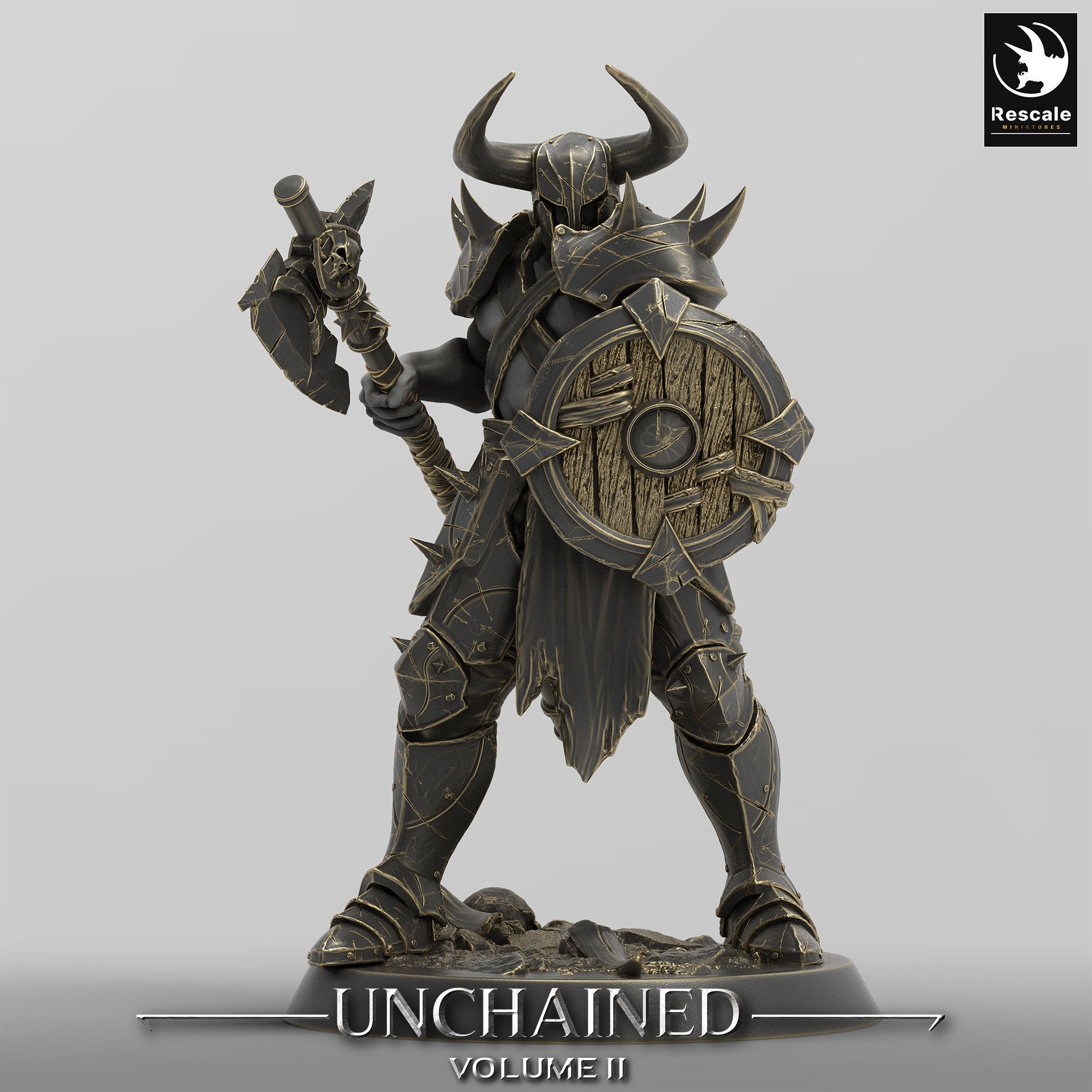 Unchained Ranger Axe Block DND TTRPG Premium Quality ECO Resin by Lord ...