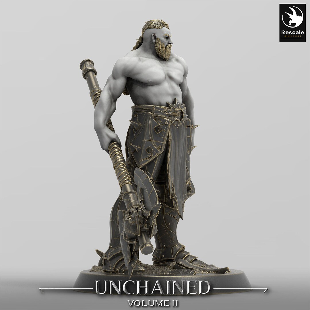 Unchained Ranger Axe Look | DND| TTRPG| by Rescale Miniatures - Etsy