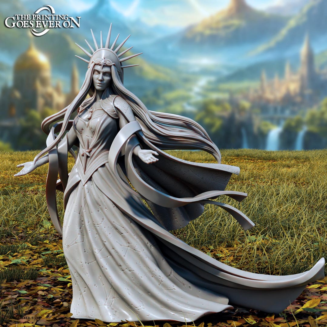Velyssia, Goddess of the Stars | DND| TTRPG| by the Printing Goes Ever ...