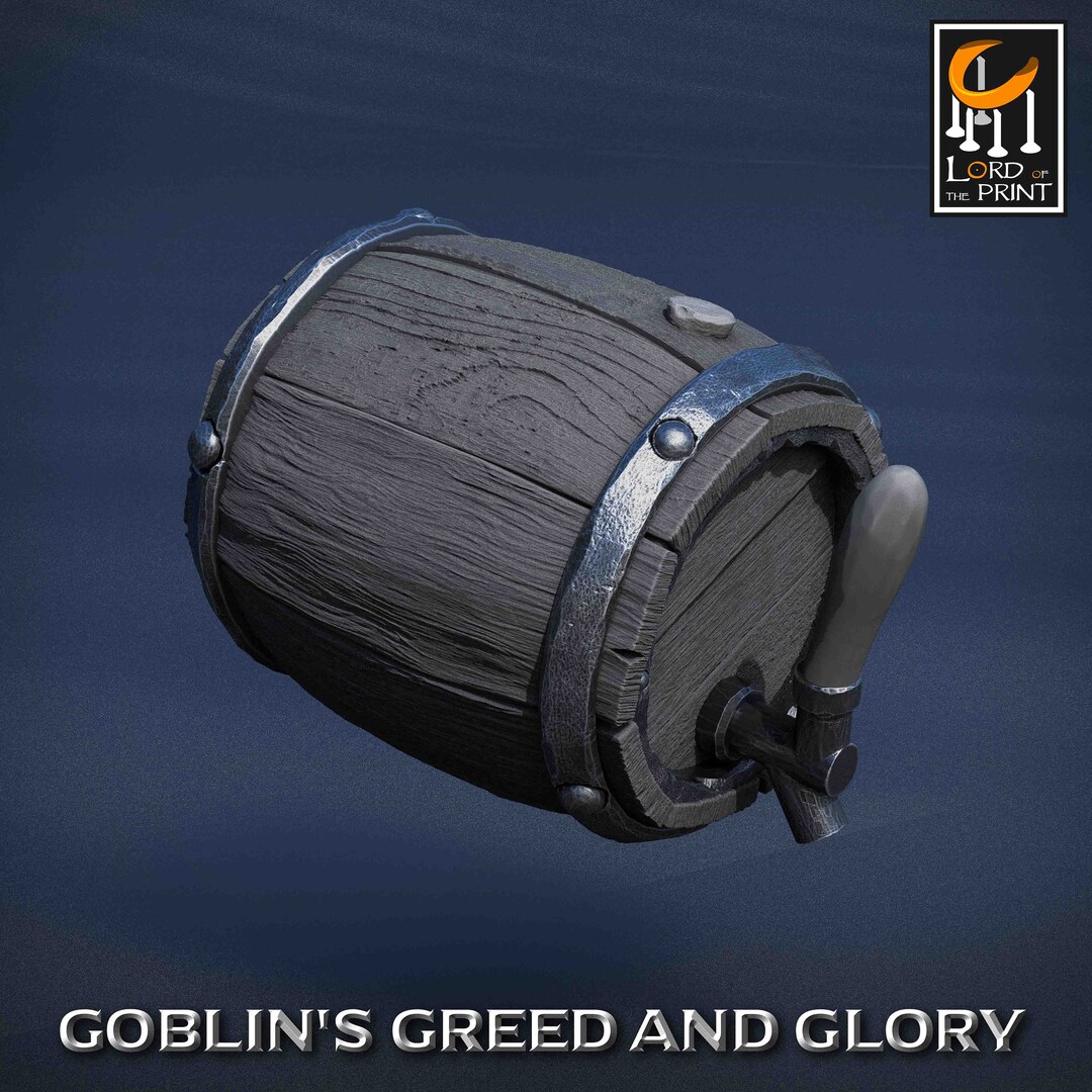 Barrel of Beer | DND| TTRPG| Premium Quality ECO Resin | by Rescale ...