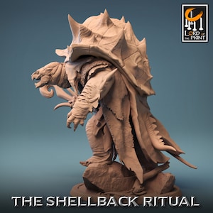 Shell Spike Turtle | DND| TTRPG| Premium Quality ECO Resin | by Rescale ...