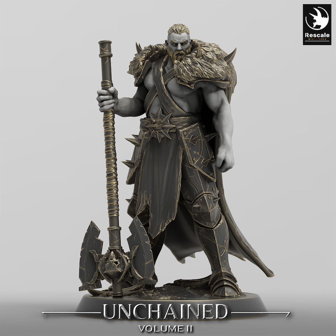 Unchained Ranger Big Axe | DND| TTRPG| Premium Quality ECO Resin | by ...