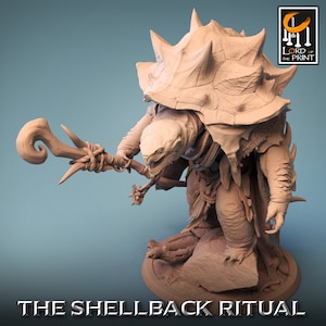 Shell Spike Turtle | DND| TTRPG| Premium Quality ECO Resin | by Rescale ...