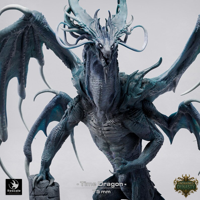 Time Dragon | DND| TTRPG| by Rescale Miniatures - Etsy