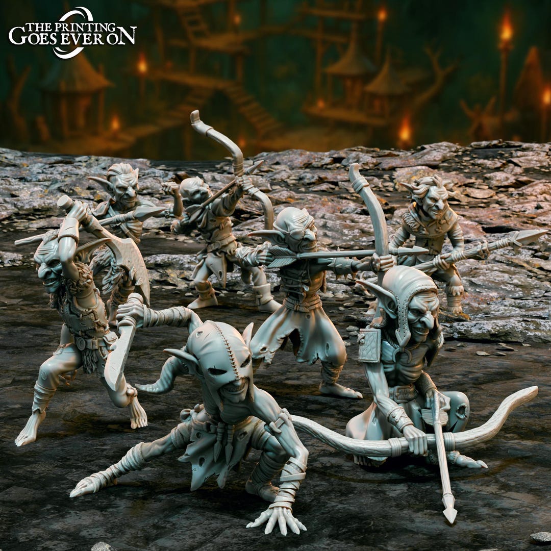 Wild Goblins Bundle | DND| TTRPG| by the Printing Goes Ever On - Etsy
