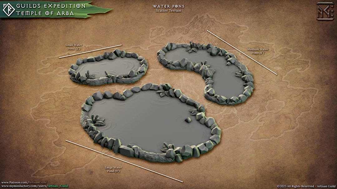 Ponds | DND| TTRPG| by Artisan Guild - Etsy