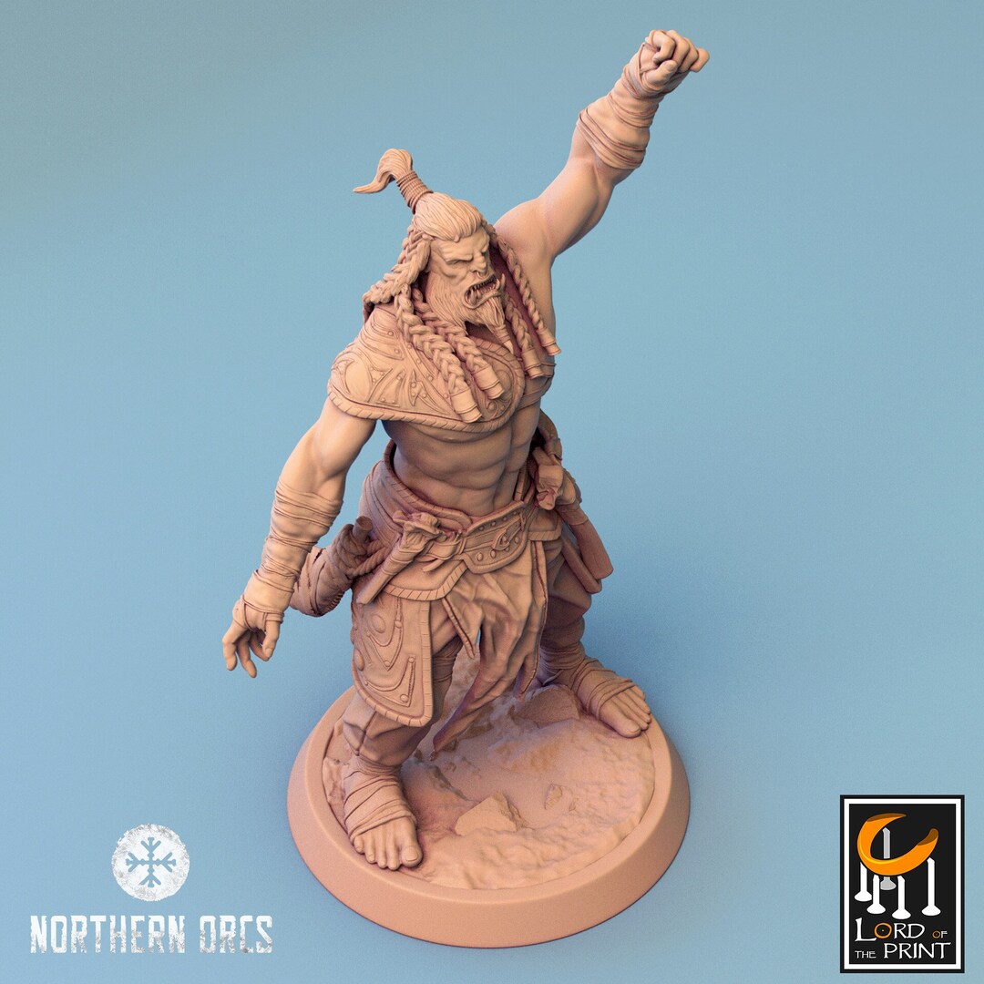 Orc Soldier Speech | DND| TTRPG| Premium Quality ECO Resin | by Rescale ...