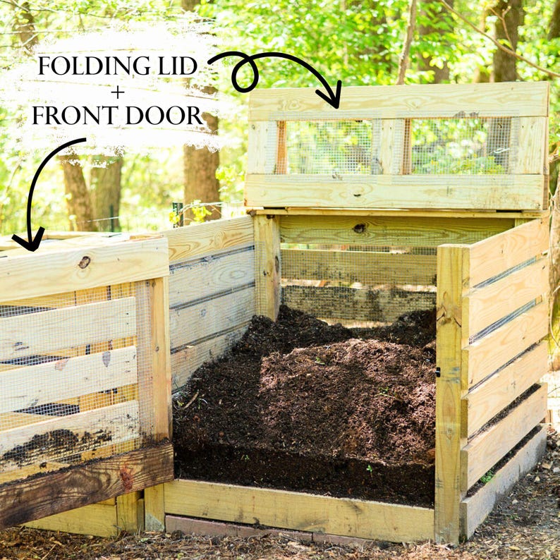 DIY Compost Bin Building Plans – Rodent Proof System for Garden ...
