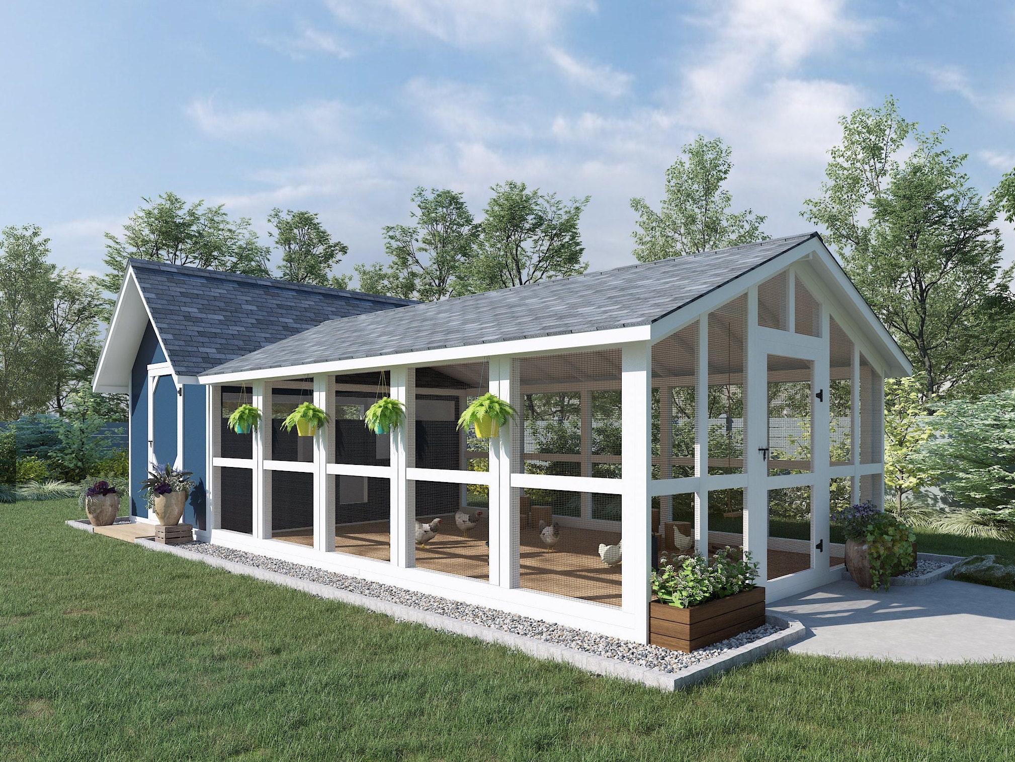 Chickens Chicken House Designs 25