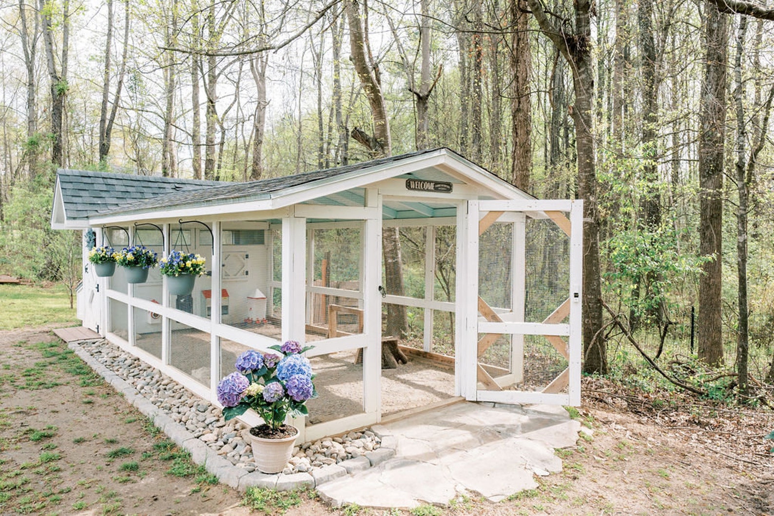 Chicken Coop & Run Enclosure Building Plans Walk in Secure Backyard ...