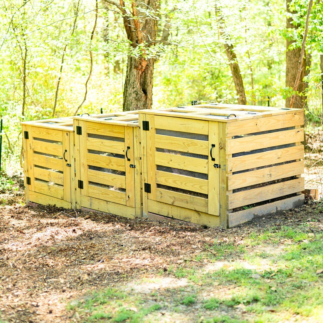 Compost Bin Building Plans – DIY 1 to 3 Bin Compost System | Rodent ...