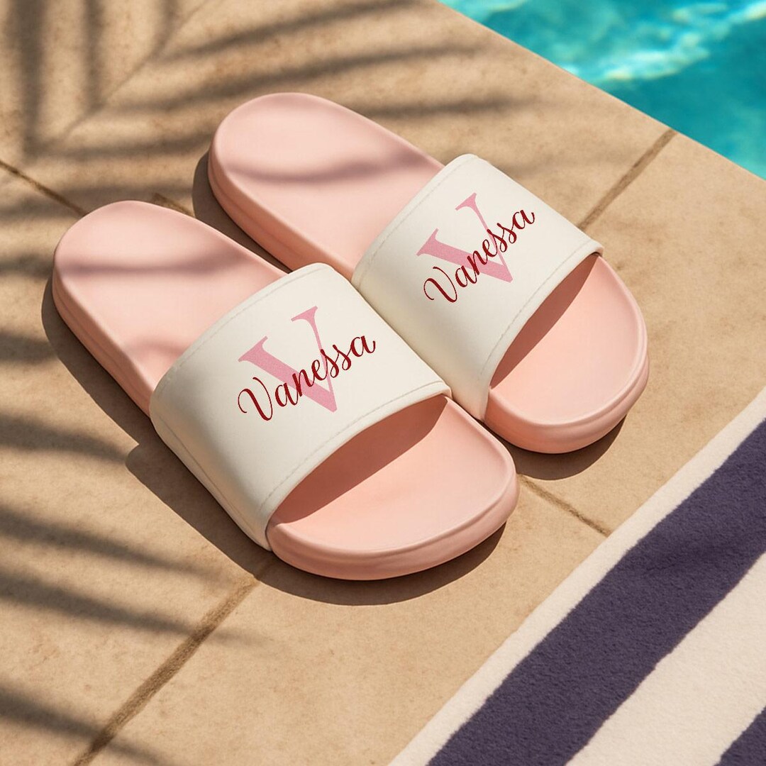Personalizable Monogrammed Flip Flops I Adiletten With Name I Flip ...
