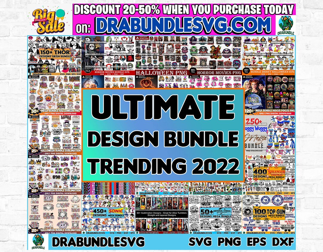 Mega Ultimate Giga Bundle svg Mega svg Bundle einzigartiges - Etsy.de