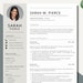 Professional Resume Template With Photo | CV Template | Resume Template ...