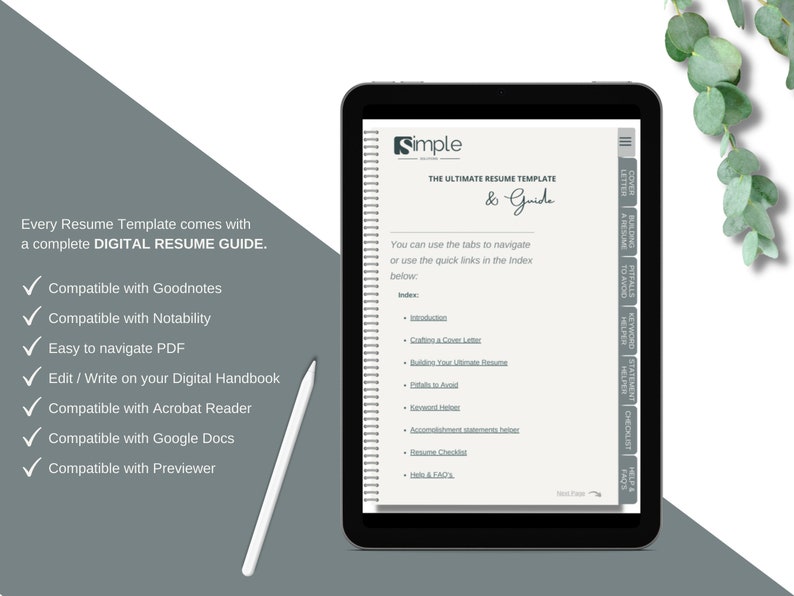 Professional Resume Template With Photo | CV Template | Resume Template ...