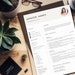 Professional Resume Template With Photo | CV Template | Resume Template ...