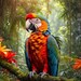 Macaw Supersize Max Colour Cross Stitch Chart - Etsy