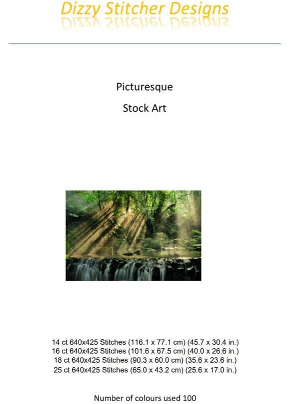 Picturesque Cross Stitch Pattern - Etsy