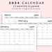 2024 12 Months Planner, 2024 Calendar, 2024 Monthly Planner, 12 Months ...
